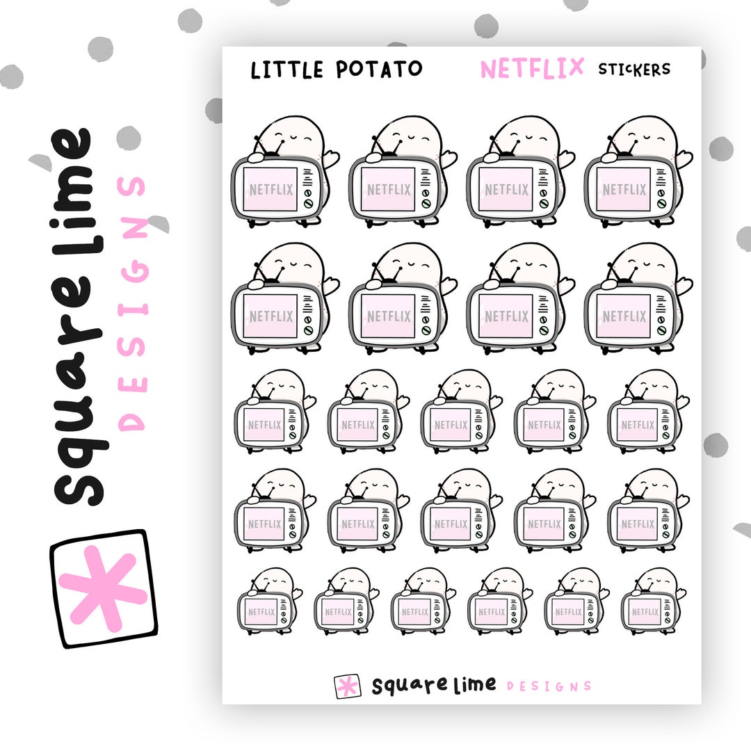 Netflix Stickers - Little Potato - TV Stickers - Movie Stickers - TV ...