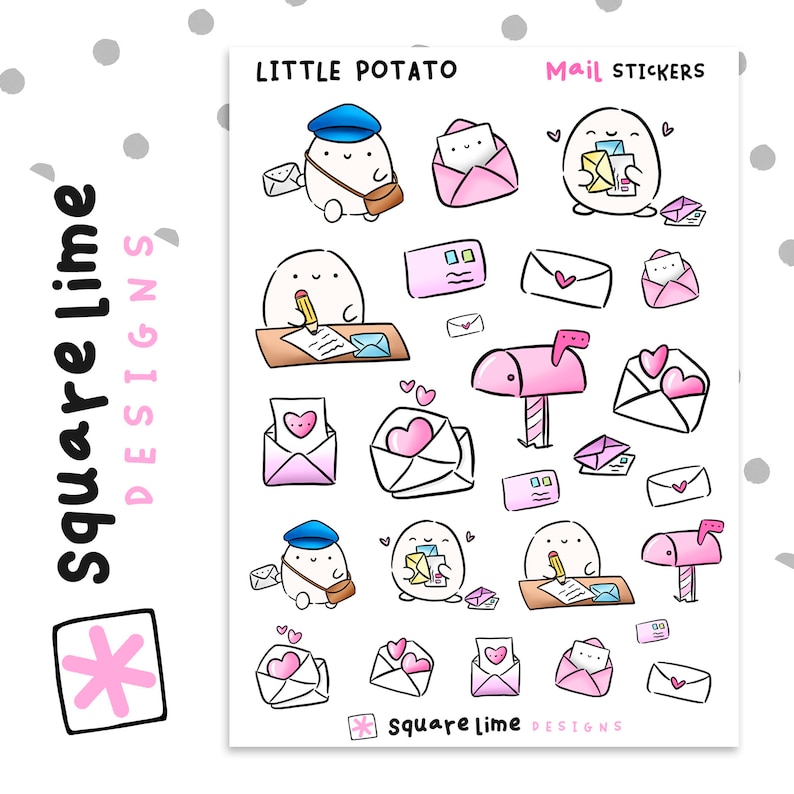 Mail Stickers Happy Mail Stickers Planner Stickers Diary - Etsy