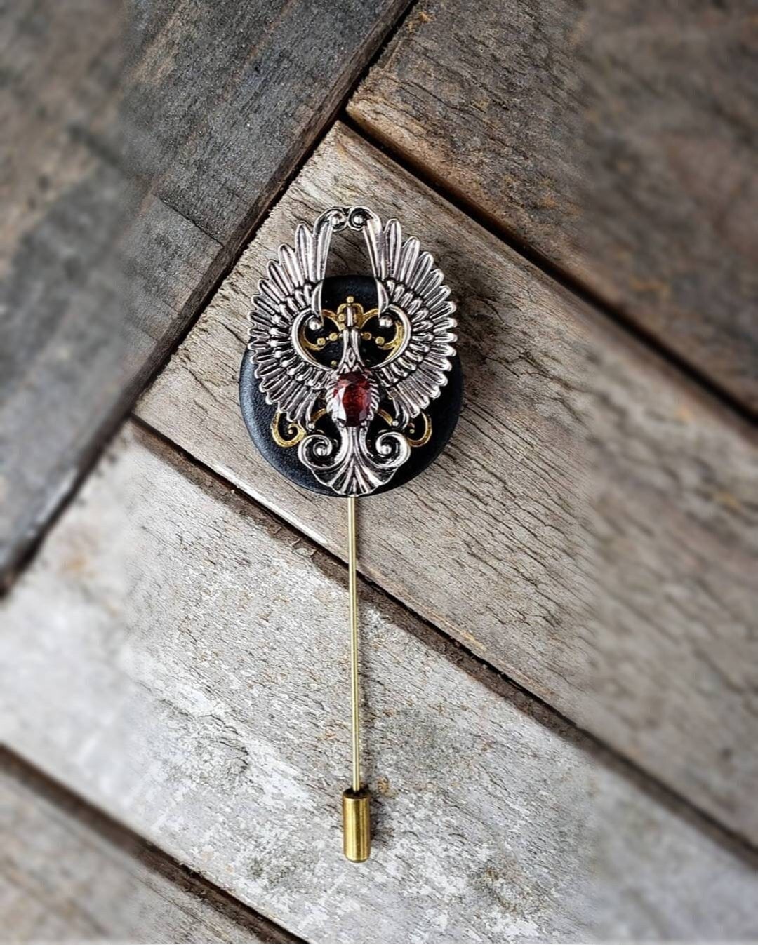 Phoenix Rising Luxury Handmade Artisan Lapel Pin - Etsy