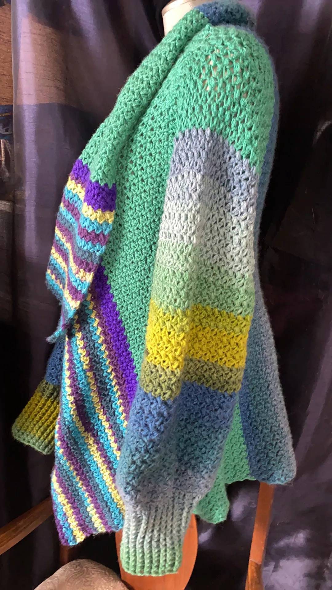 Crochet DRAPE Cardigan. PATTERN ONLY - Etsy