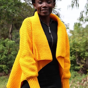 Crochet DRAPE Cardigan. #PATTERN ONLY - Etsy