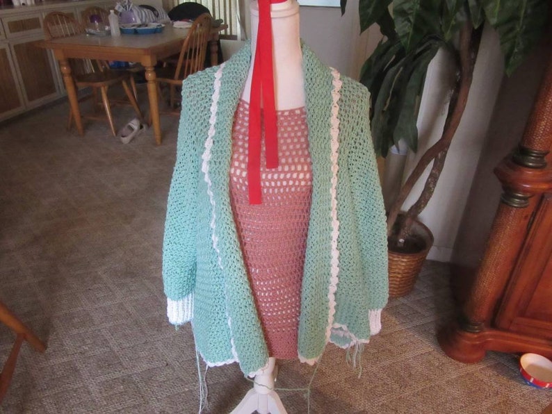 Crochet DRAPE Cardigan. PATTERN ONLY - Etsy