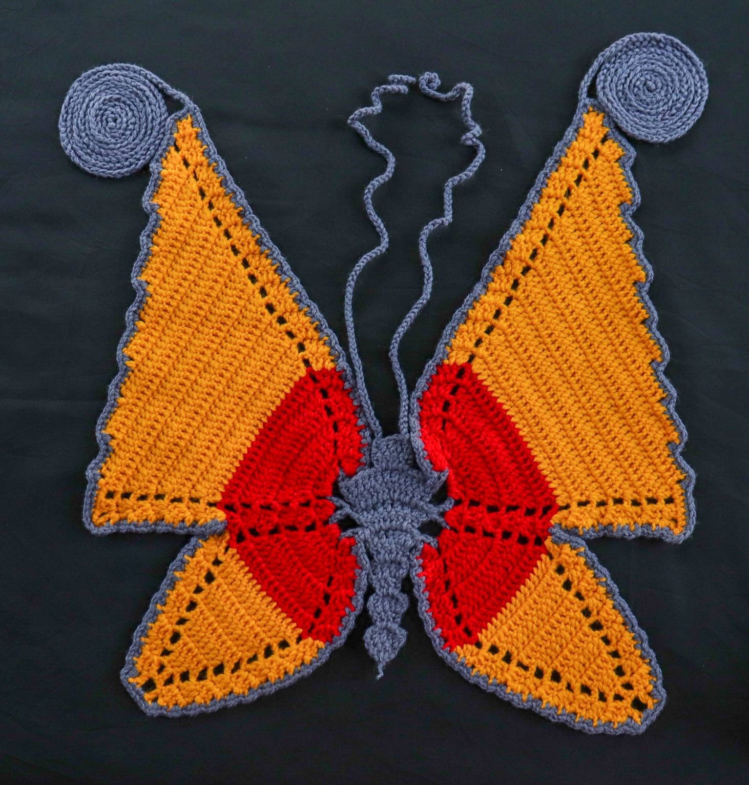 Crochet Butterfly Top Pattern - Etsy