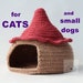 Cozy Cat House Crochet Pattern, Small Dog Bed, Pet Cave (PDF Download ...