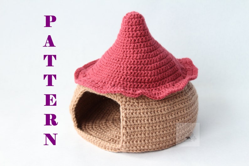 Crochet Pet Bed & Sack PDF Pattern: 2 in 1 Small Pet Cage Set - Etsy