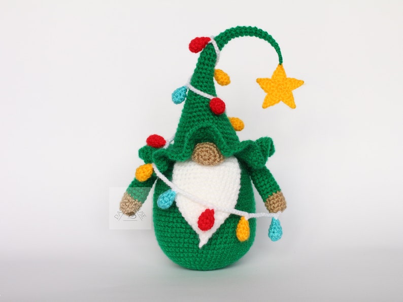 Christmas Tree Gnome Crochet Pattern/ Amigurumi Christmas Tree - Etsy