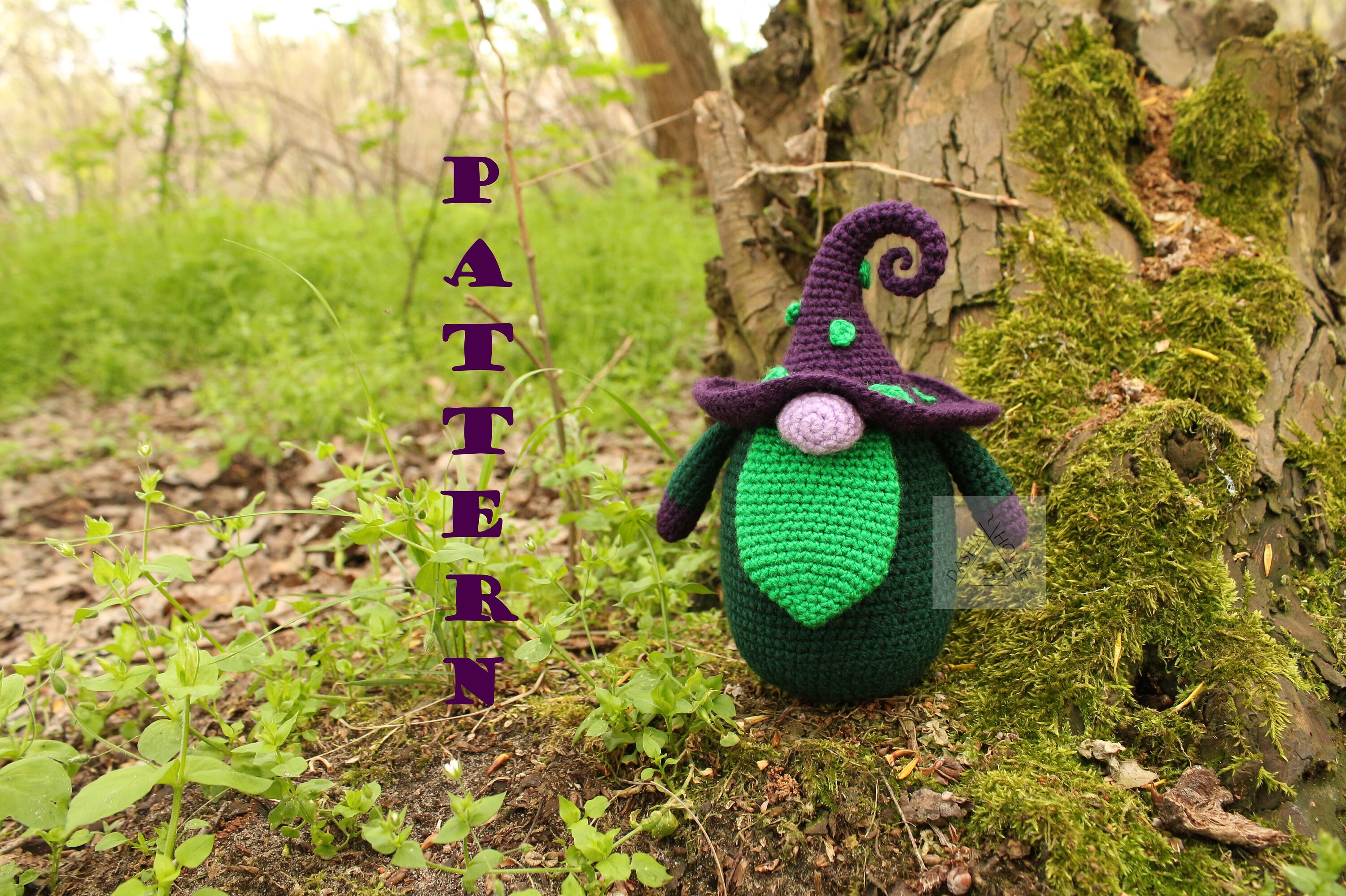 Mushroom Poison Gnome Crochet Pattern/ Amigurumi Mushroom Gnome/spring ...