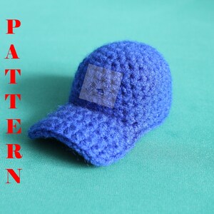 Crochet Pattern Cat Hat/ Crochet Pattern Baseball Cap for Cats, Small ...