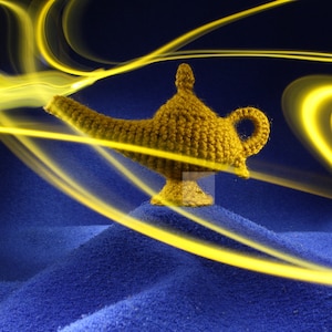 Arabic Wizard Gnome and Magic Lamp Set Crochet Pattern/ Arabic Fairy ...