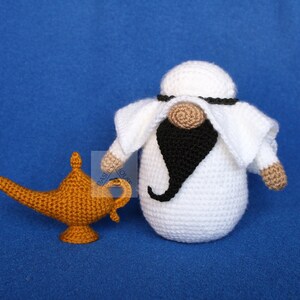 Arabic Wizard Gnome and Magic Lamp Set Crochet Pattern/ Arabic Fairy ...