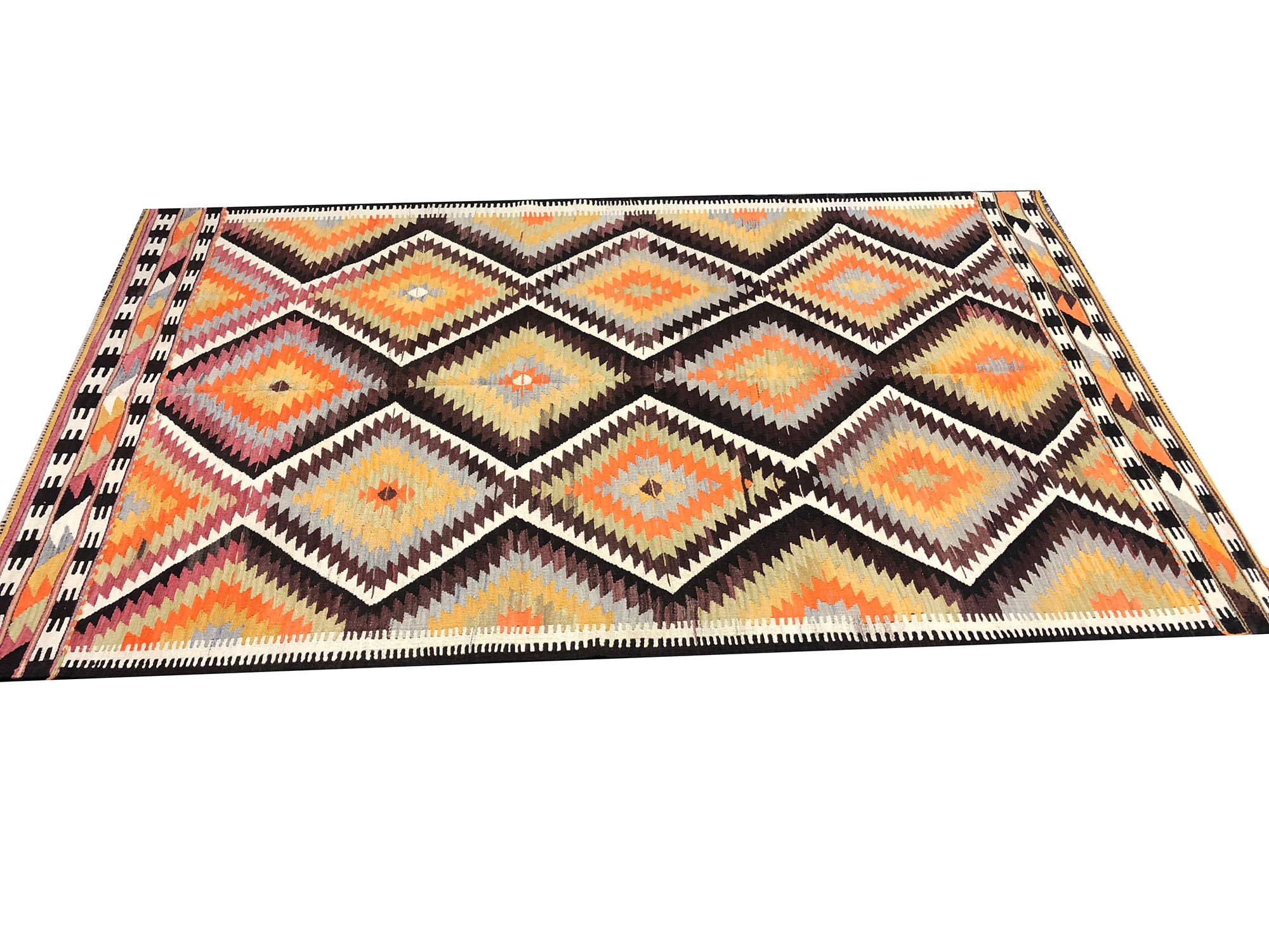 Vintage Authentic Turkish Kelim Rug Handwoven Rug Kilim - Etsy