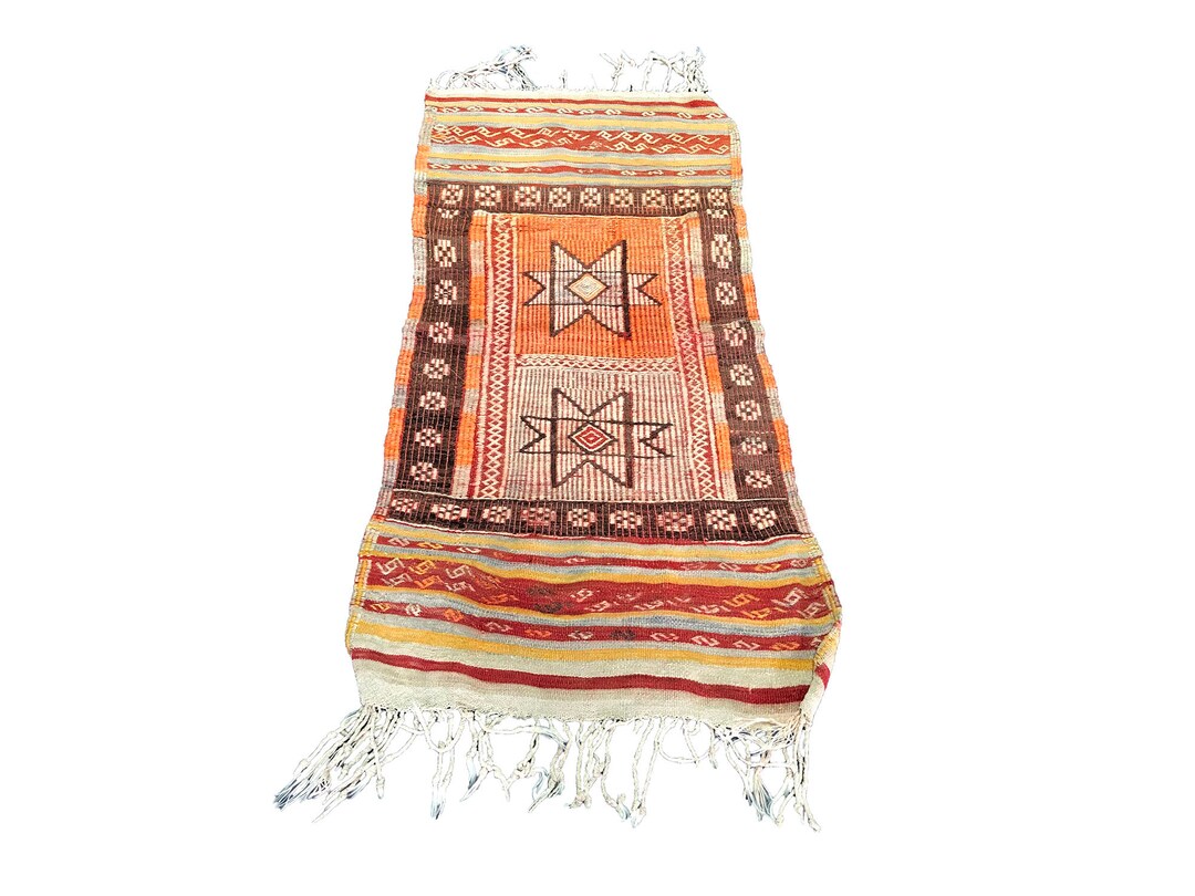 Vintage Small Boho Kilim Turkish Kelim Rug Handwoven Kilim - Etsy