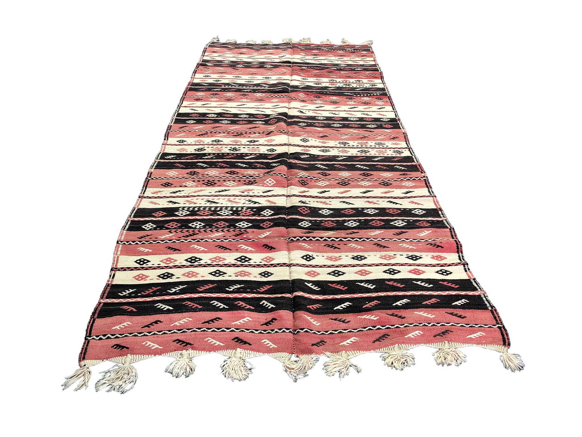 Anatolian Kilim Rug, Vintage Authentic Turkish Rug, Handwoven Kelim Rug ...