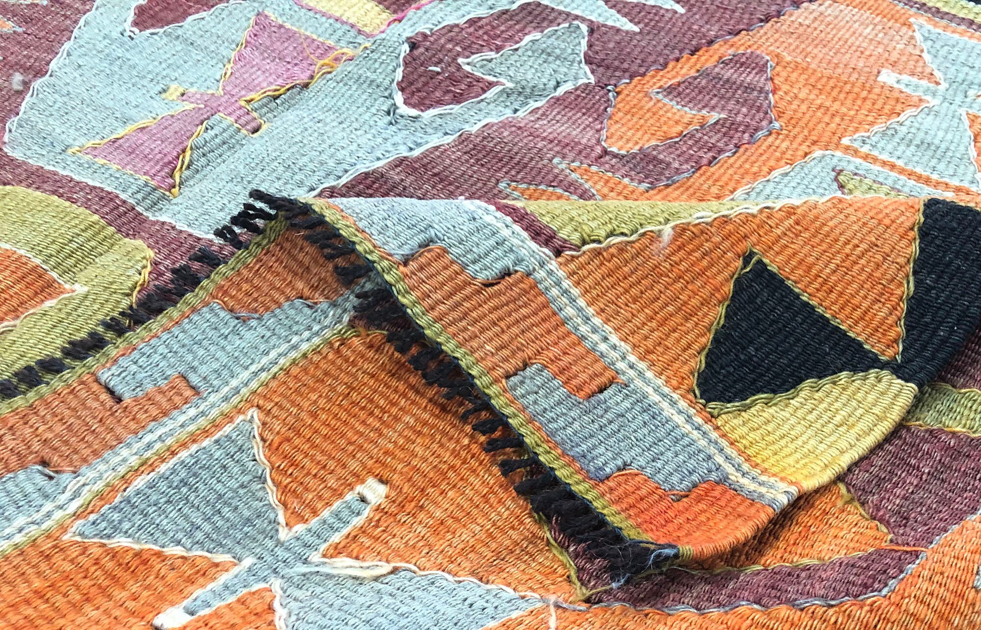 Nomadic Ethnic Kilim Geometric Kilim Rug Vintage Authentic - Etsy