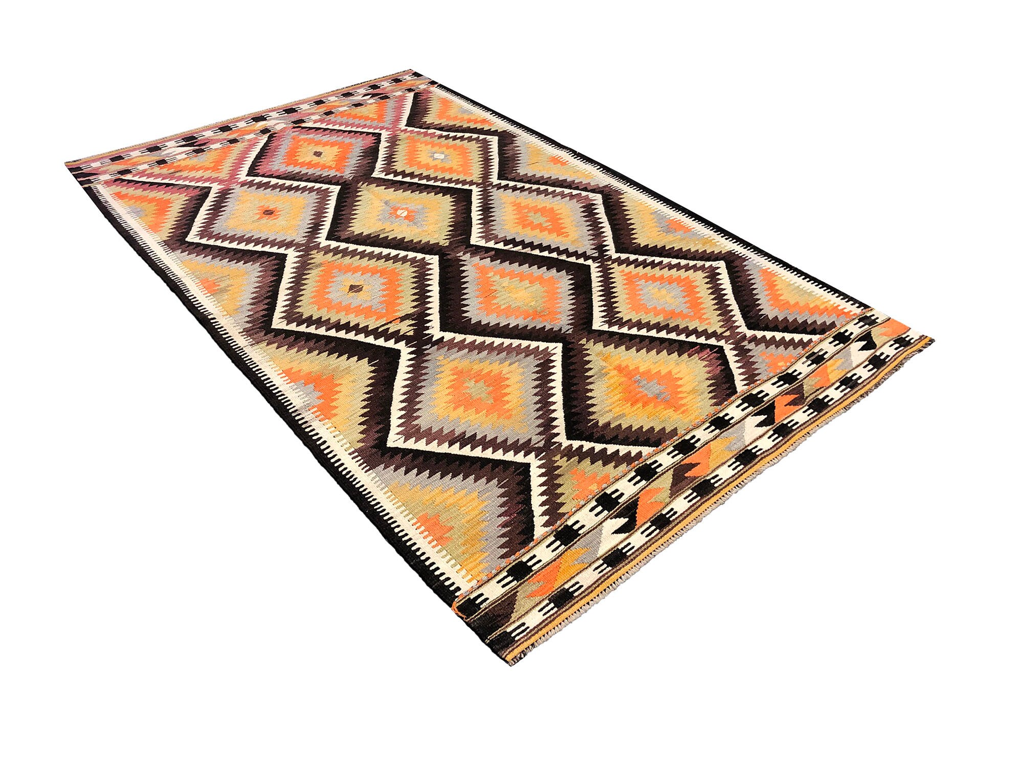 Vintage Authentic Turkish Kelim Rug Handwoven Rug Kilim | Etsy