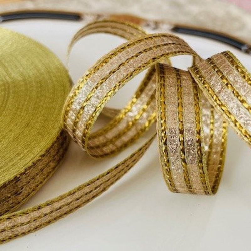 Green and Gold Trim - Etsy