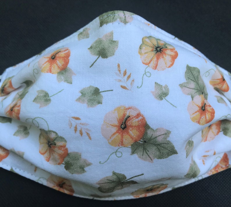 Triple Layer Washable Fabric Face Mask with Nose Wire for | Etsy