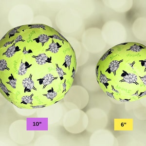 Playful Sheep Fabric Balloon Ball: Inflatable Fun for All Ages ...
