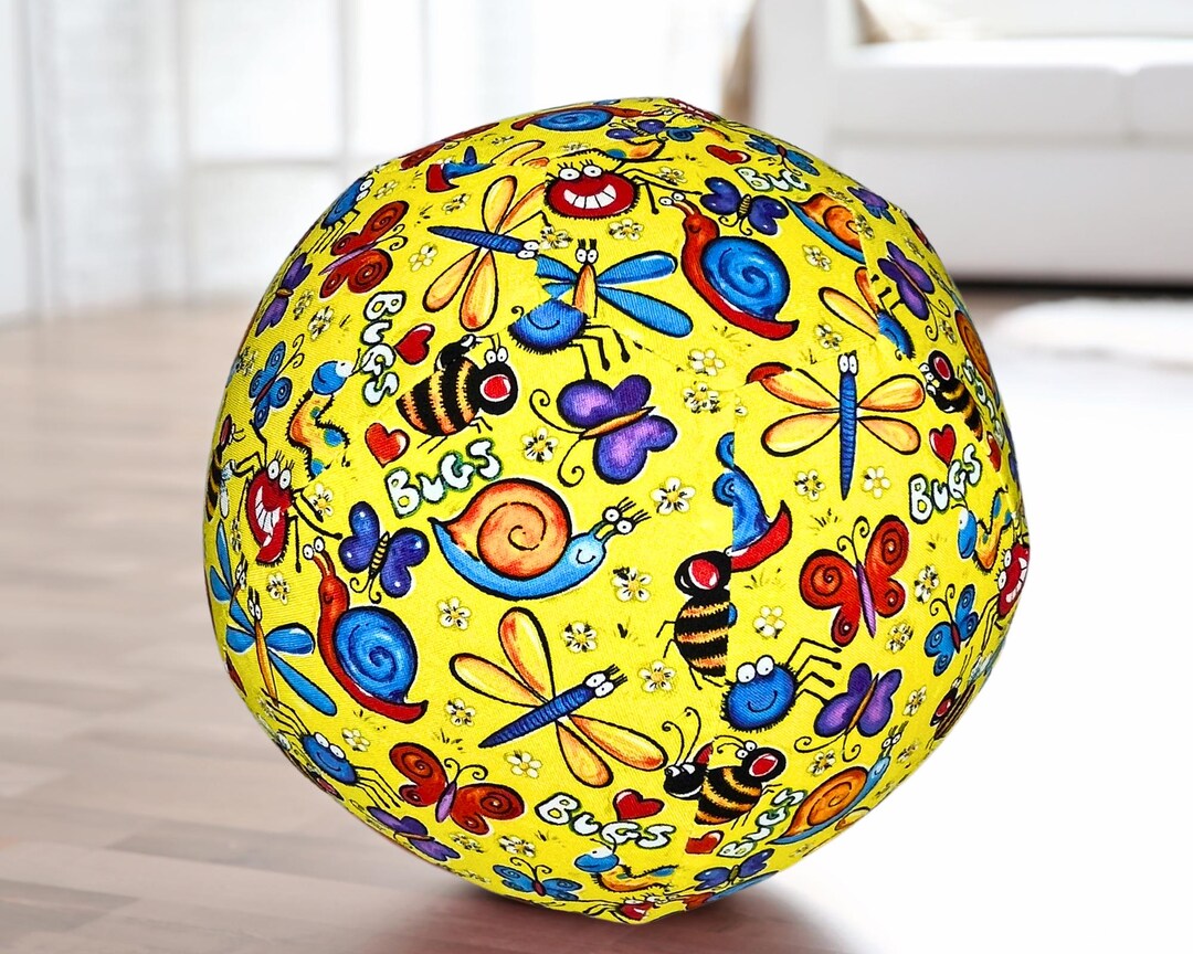 Bug Themed Fabric Balloon Ball – Reusable, Washable, and Perfect for ...