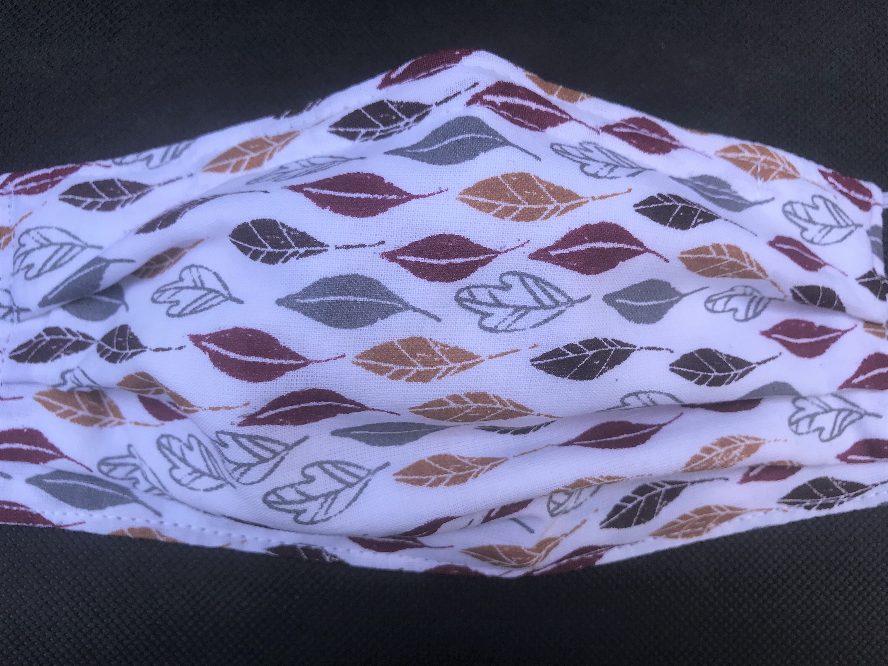 Triple Layer Washable Fabric Face Mask with Nose Wire for | Etsy