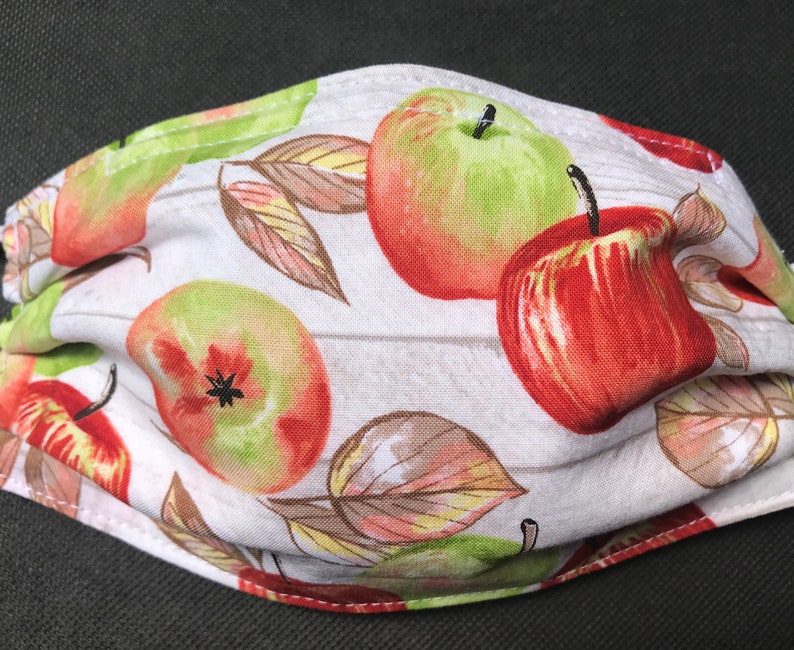 Triple Layer Washable Fabric Face Mask with Nose Wire for | Etsy