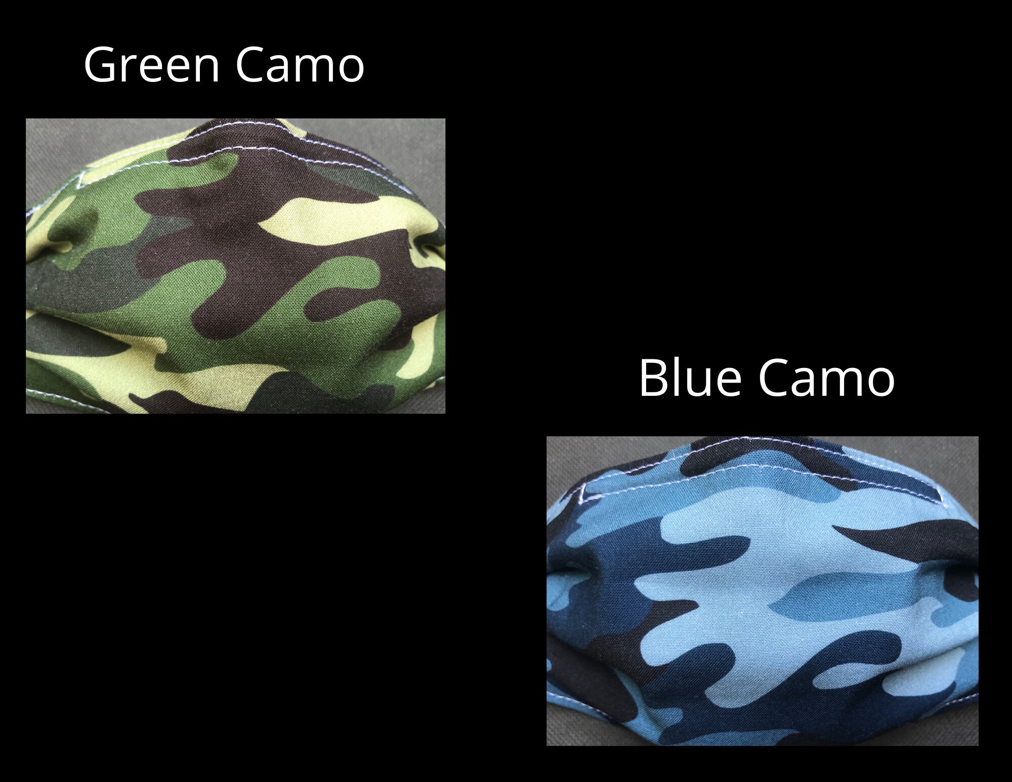 Triple Layer Washable Fabric Face Mask with Flexible Nose Wire | Etsy