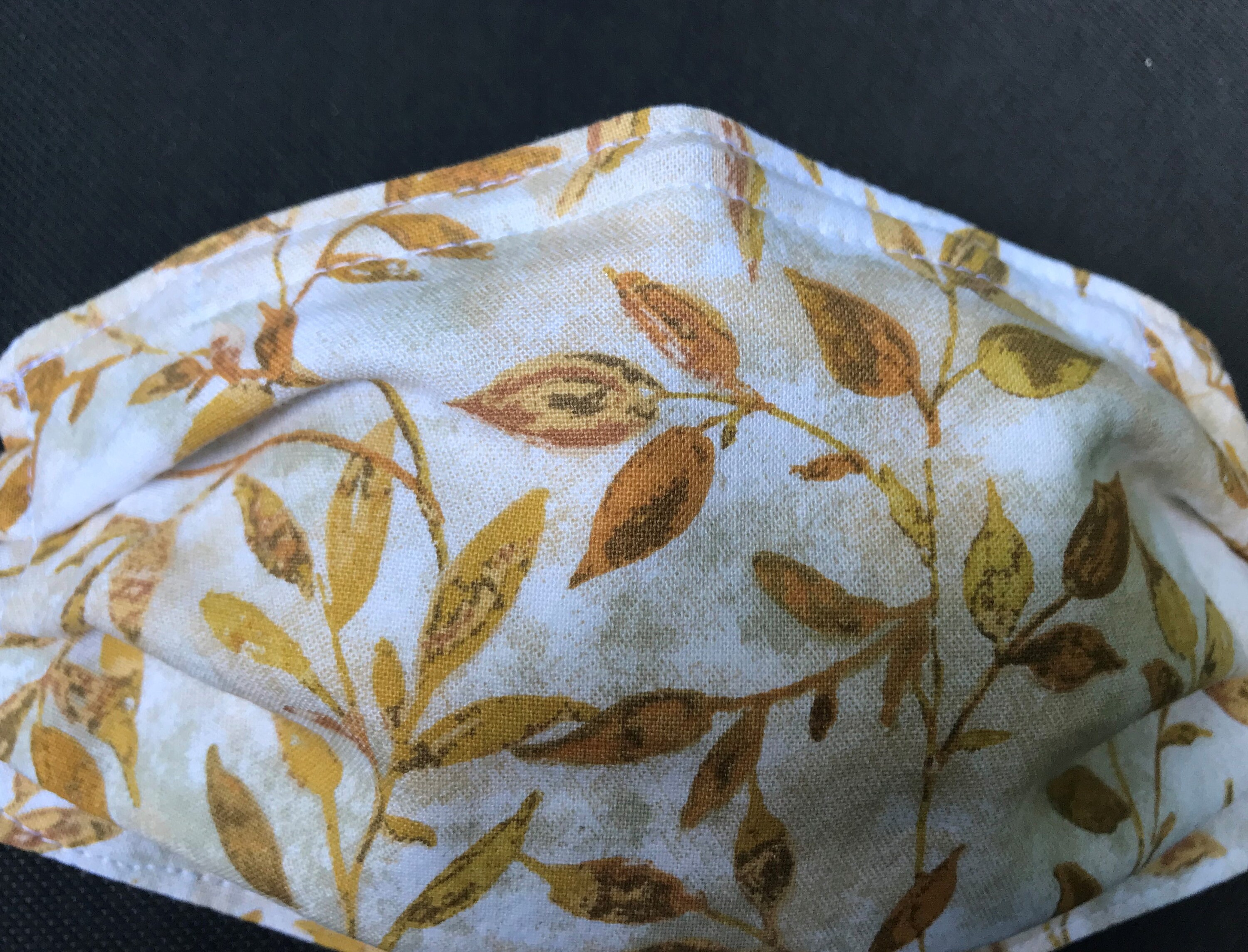 Triple Layer Washable Fabric Face Mask with Nose Wire for | Etsy