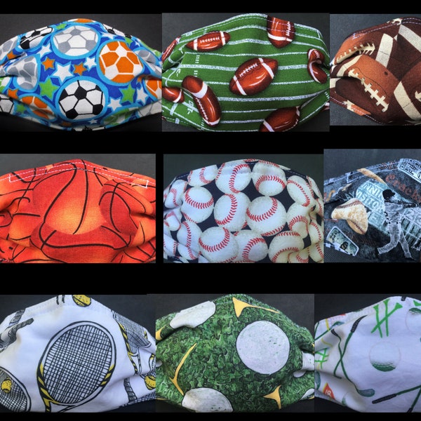 Tennis Face Mask - Etsy