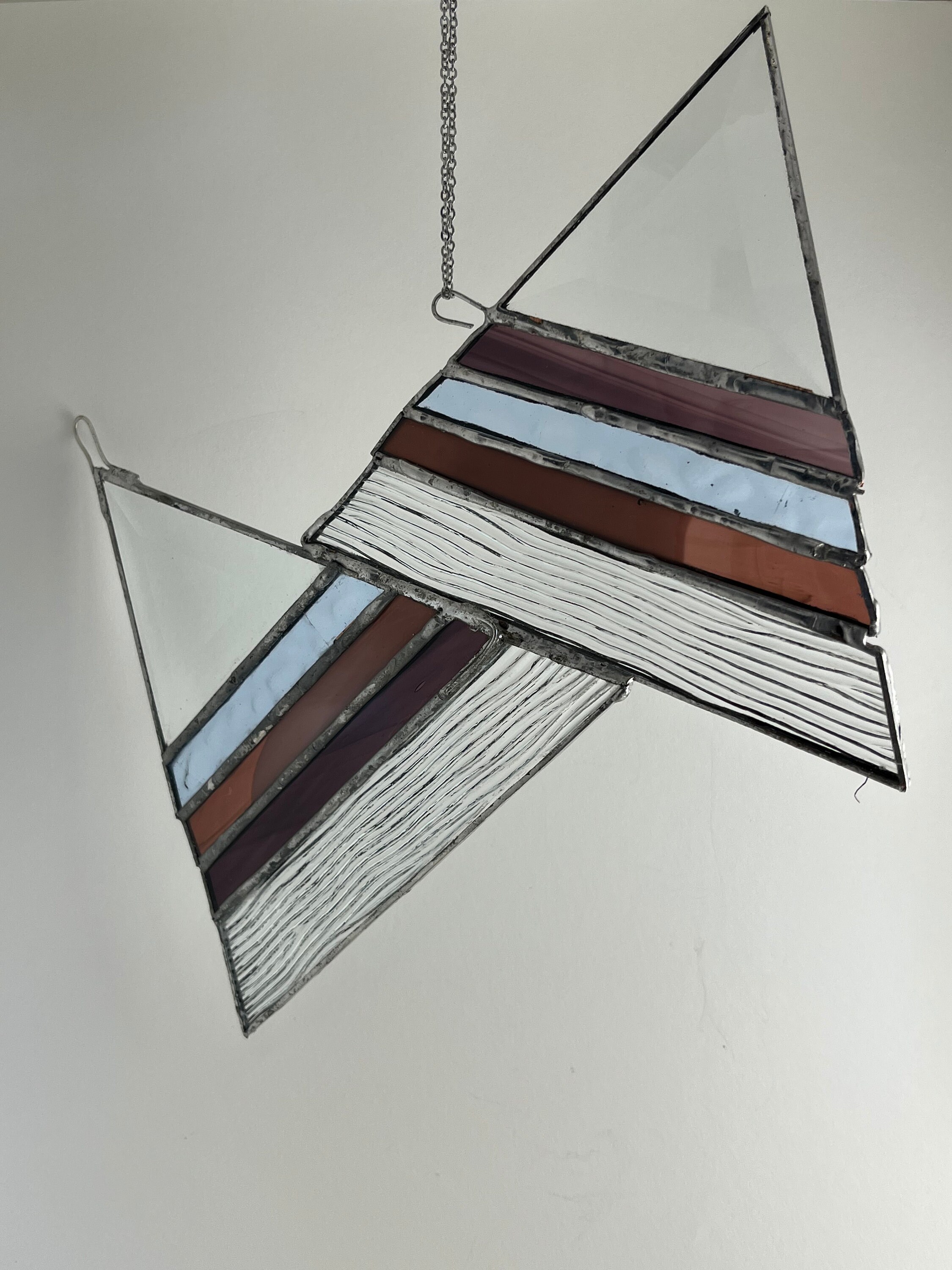 Triangle Pyramid Stained Glass - Etsy