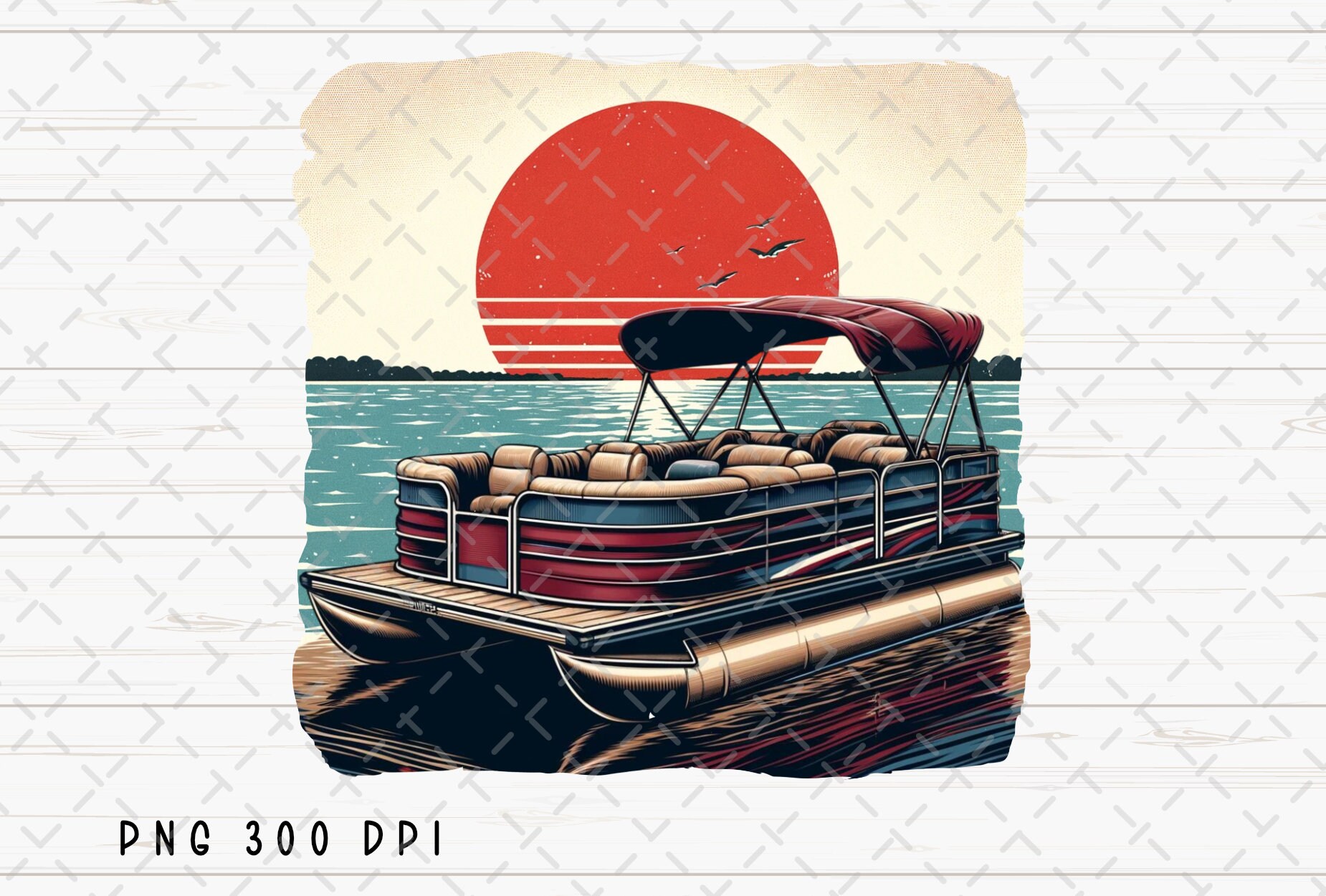 Pontoon Boat PNG, Pontoon Sublimation Png, Lake Life Png, Boating Png, Fishing Sublimation Png ...