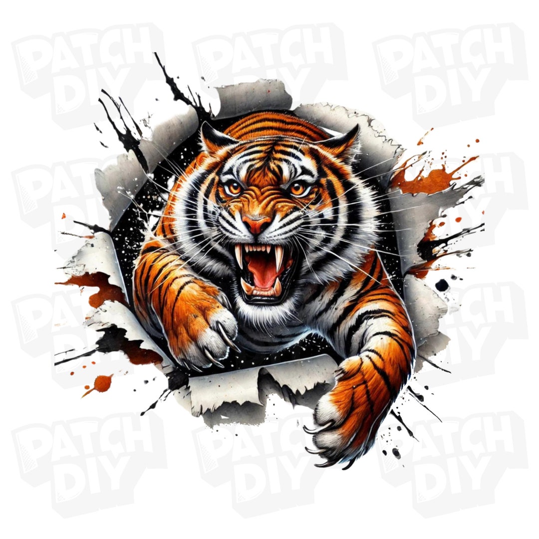 Tiger Scratch PNG, Tiger Sublimation, Tiger Png, Transparent PNG ...