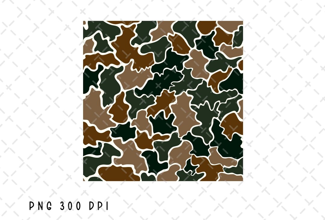 Old Camo Seamless Pattern PNG, Camouflage Duck Hunting Patterns PNG ...