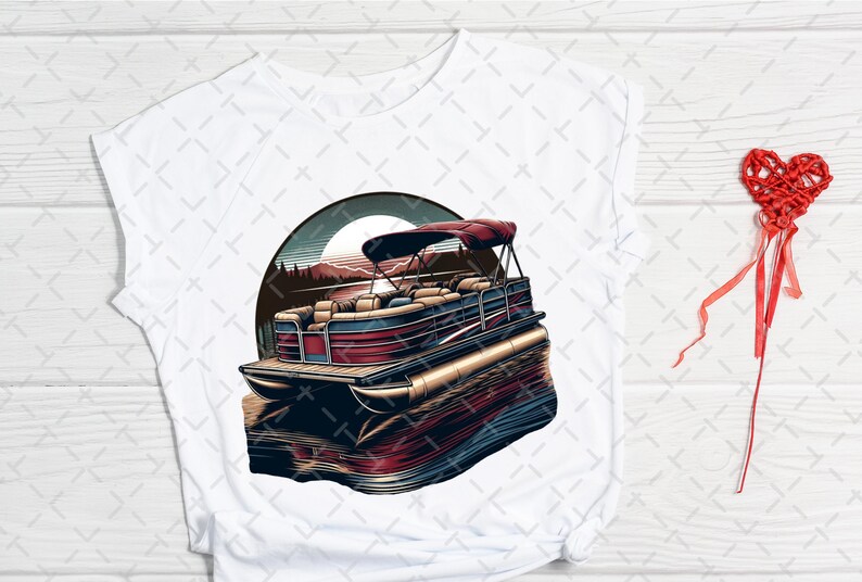 Pontoon Boat PNG, Pontoon Sublimation Png, Lake Life Png, Boating Png ...
