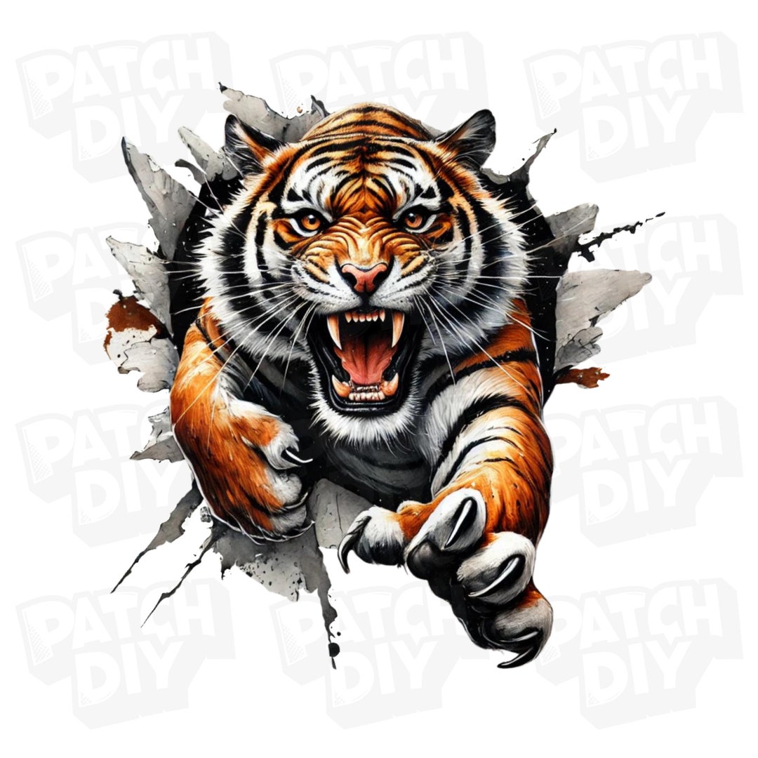 Tiger Scratch PNG, Tiger Sublimation, Tiger Png, Transparent PNG ...