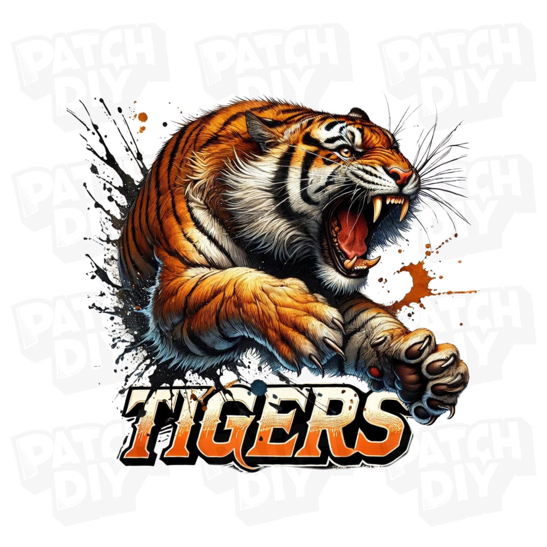 Tigers PNG, Tiger Sublimation, Tiger Head Logo Png, Tiger Scratch ...