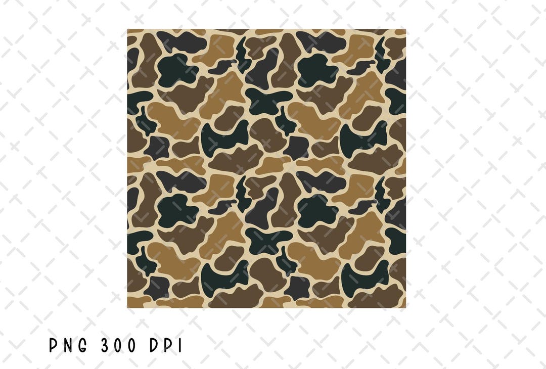 Old Camo Seamless Pattern PNG, Camouflage Duck Hunting Patterns PNG ...