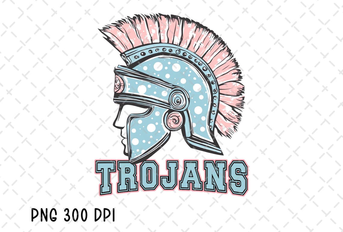 Trojans Png, Trojans Sublimation, Trojans School Spirit Design, Trojan ...