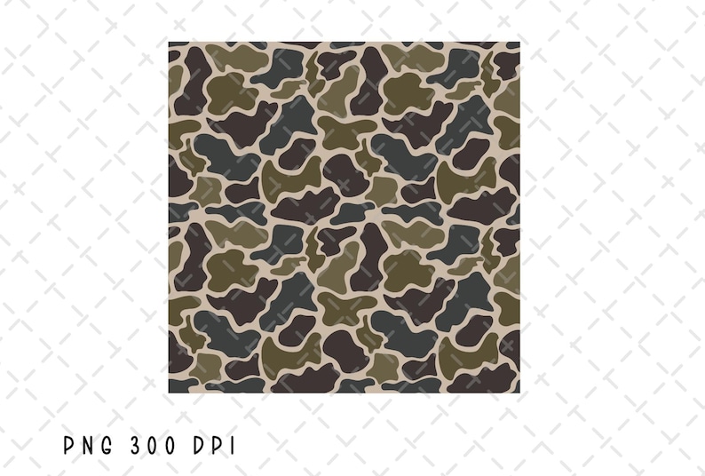 Old Camo Seamless Pattern PNG, Camouflage Duck Hunting Patterns PNG ...