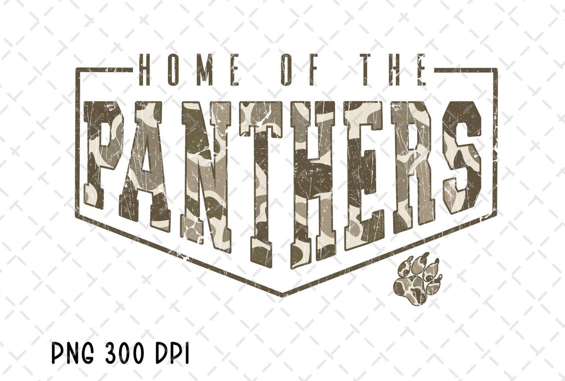 Panthers Png, Camo Panthers Png, Panthers Sublimation, Panthers School ...