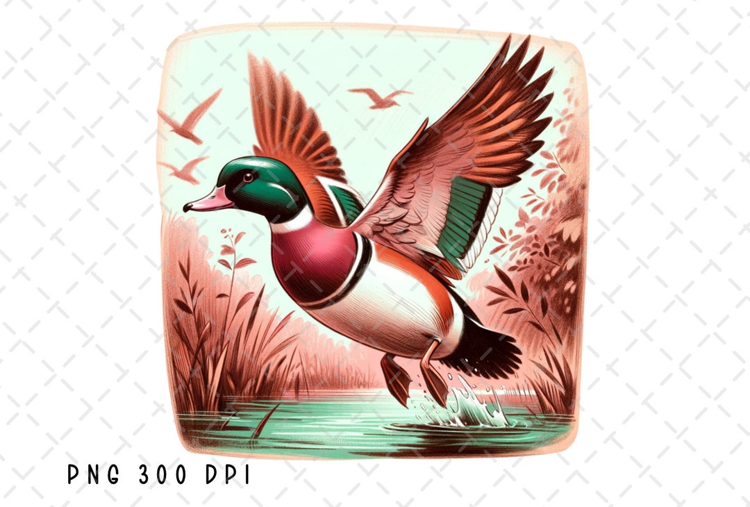 Flying Mallard Duck Png,duck Hunting Sublimation, Duck Hunt Download ...