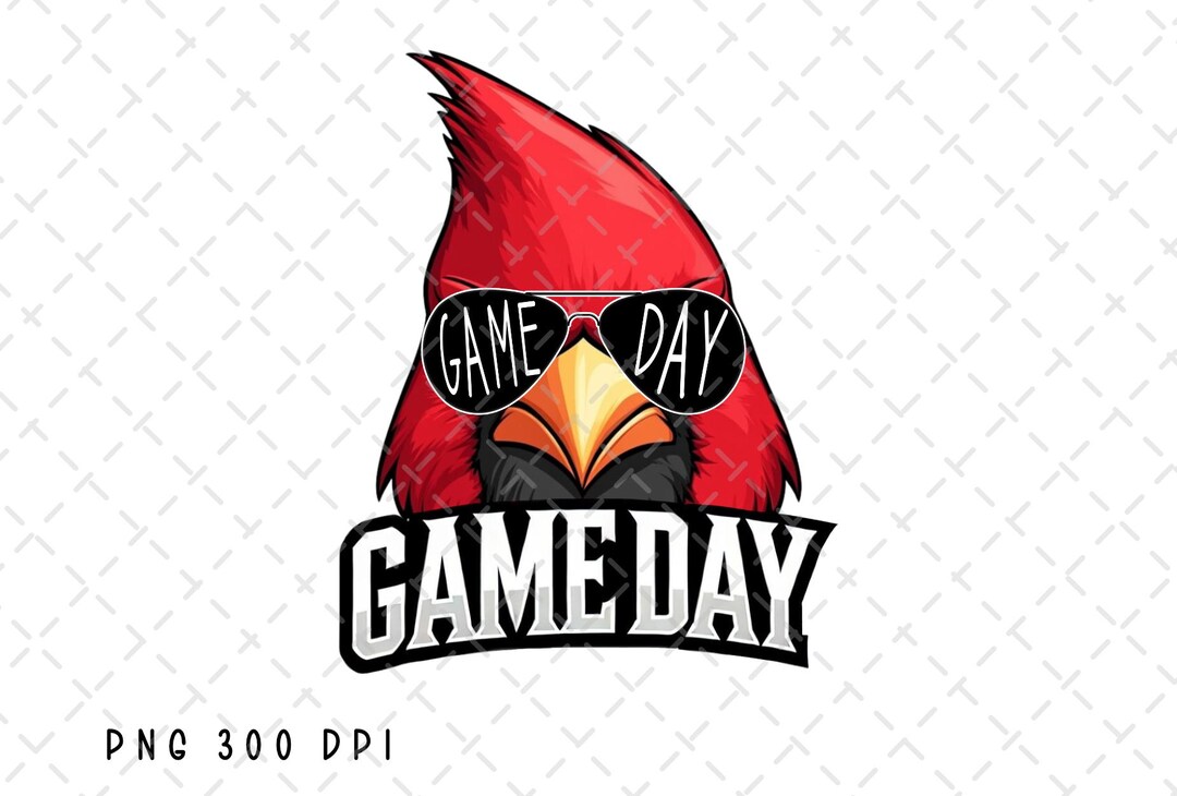 Game Day Cardinal Football PNG, Cardinal Sublimation, Cardinal School ...