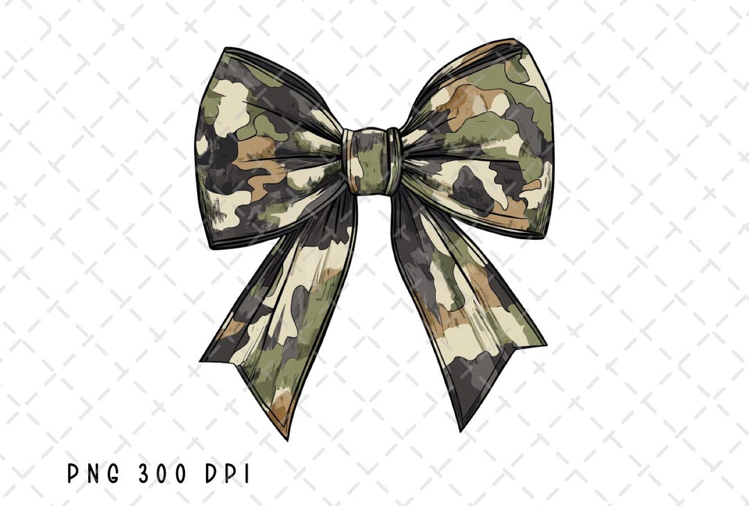 Camo Coquette Bow Png, Bow Png, Camo Bow Sublimation, Duck Hunting Png ...