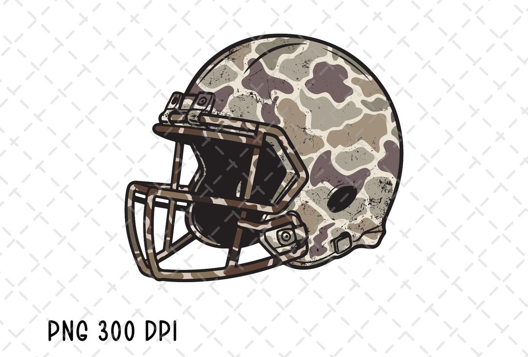 Camo Football Helmet Png, Football Helmet Sublimation, Boy Hunting Png ...