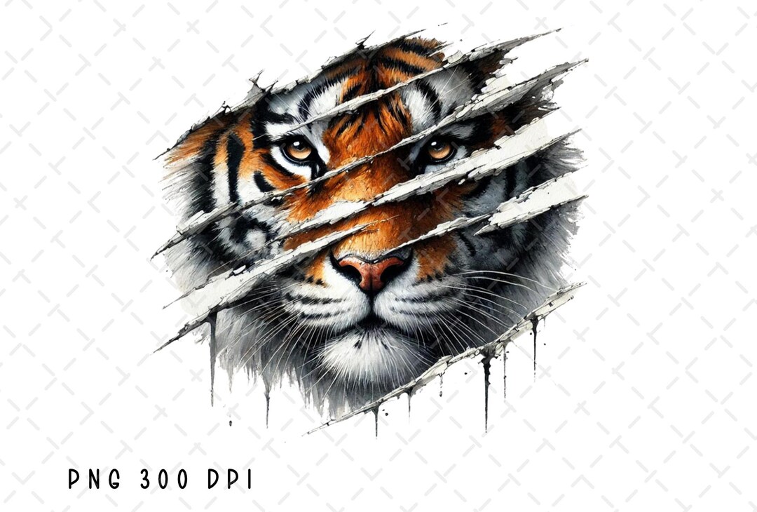 Tiger Scratch PNG, Tiger Sublimation, Tiger Png, Transparent PNG ...