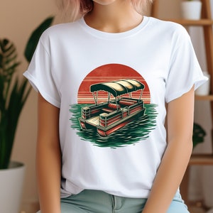Pontoon Boat PNG, Pontoon Sublimation Png, Lake Life Png, Boating Png ...