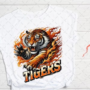 Tigers PNG, Tiger Sublimation, Fire Tiger Png, Tiger Scratch Png ...