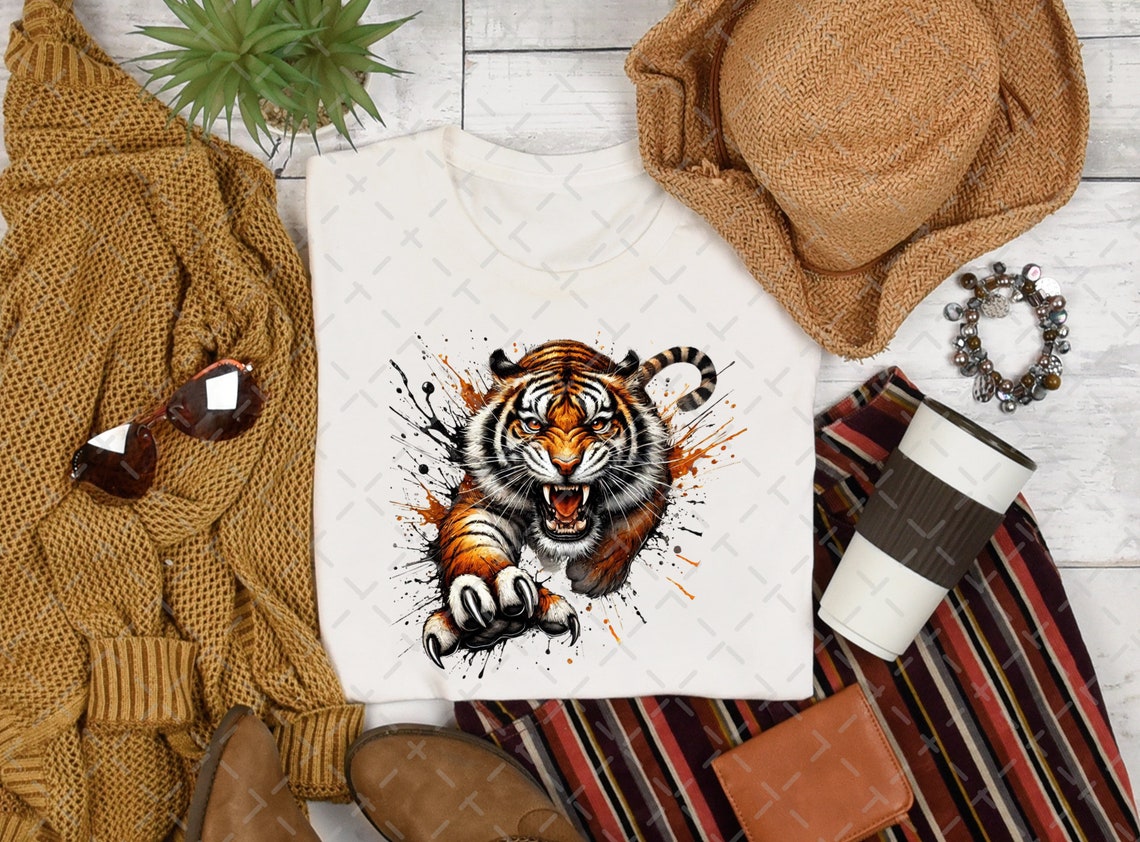 Tiger Scratch PNG, Tiger Sublimation, Tiger Png, Tiger Watercolor ...