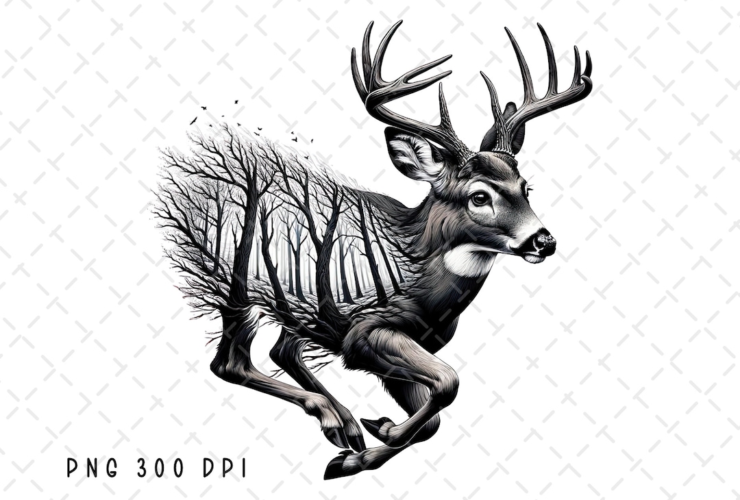 Whitetail Deer PNG, Deer Sublimation, Deer Hunting PNG, Deer Hunting ...