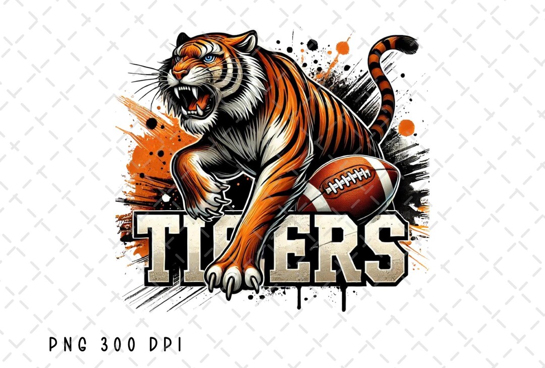 Tigers Football PNG, Tigers Sublimation, Tigers Logo Png, Tigers School ...