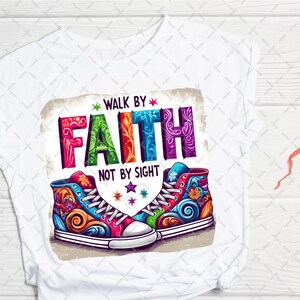 Walk by Faith PNG, Christian, Bible Verse, Faith, God, Jesus ...